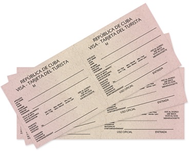 Get a Cuba Tourist Card / Visa Cuba From Cancun